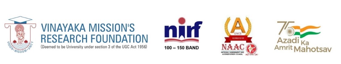 WELCOME TO VINAYAKA MISSION'S RESEARCH FOUNDATION